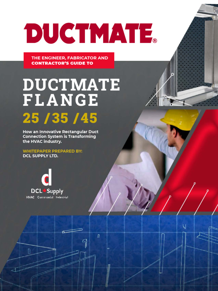 Ductmate Flange Systems Overview | PDF | Duct (Flow) | Pipe (Fluid ...