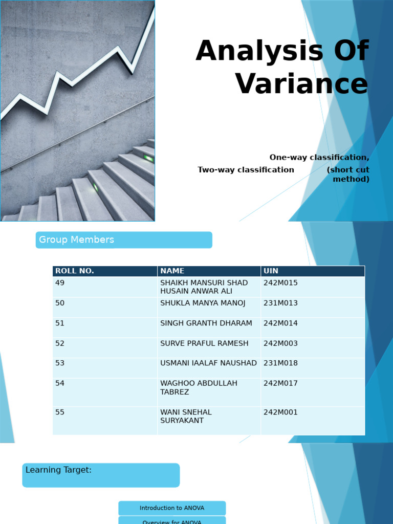 Analysis of Variance | PDF | Analysis Of Variance | Mathematical And Quantitative Methods ...