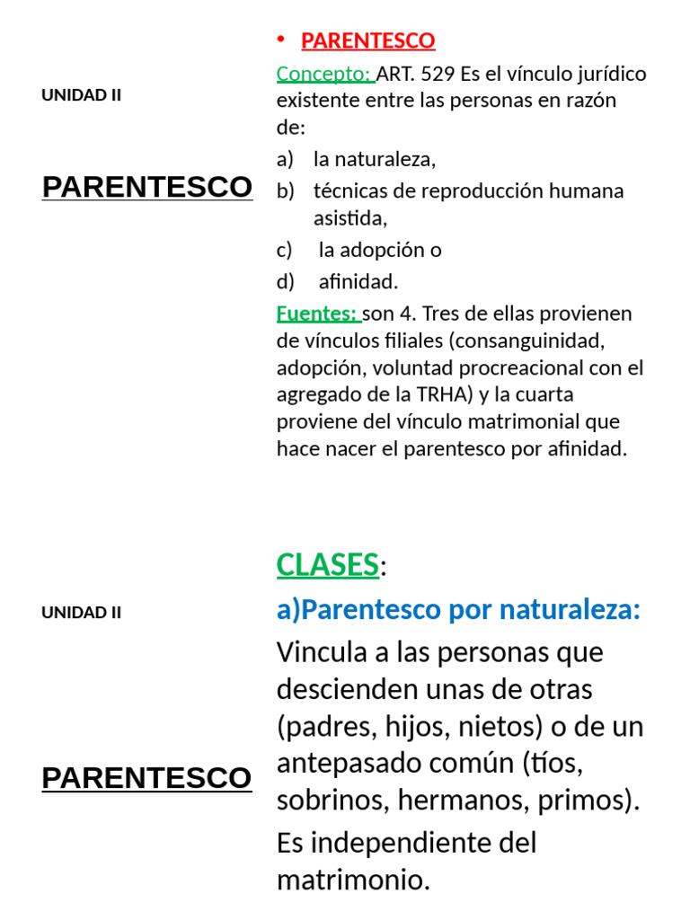 PARENTESCO | PDF | Parentesco | Adopción