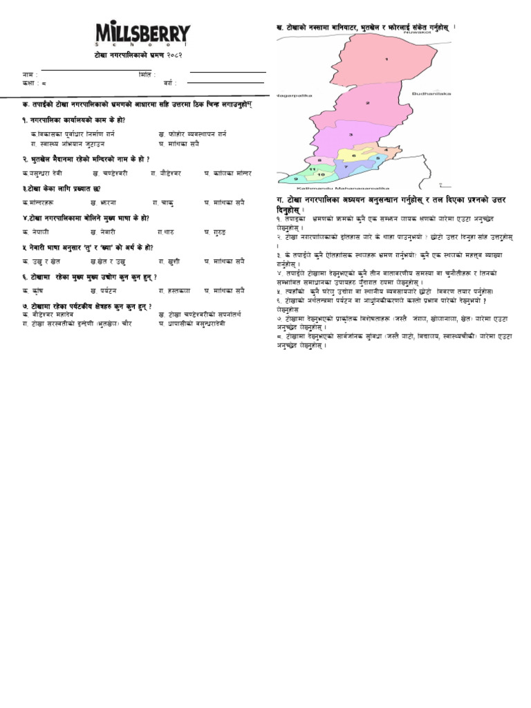 Tokha G 8 Field Trip | PDF