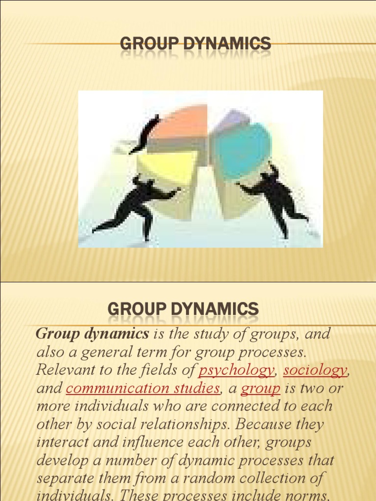 Group Dynamics | PDF | Committee | Goal