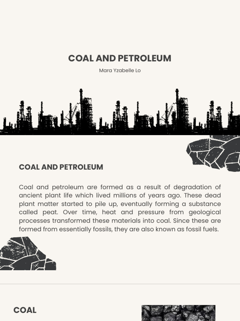 Coal and Petroleum | PDF