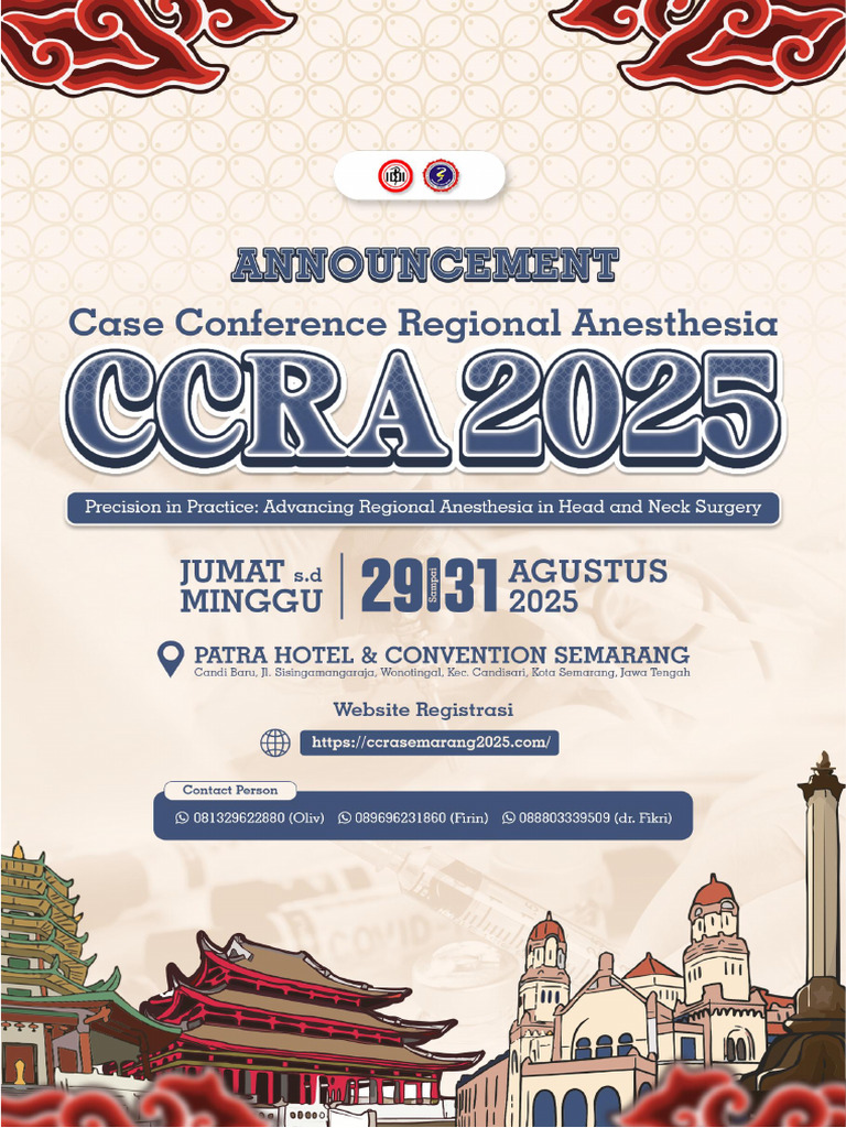 Handbook CCRA Semarang 2025 | PDF | Anesthesia | Nervous System