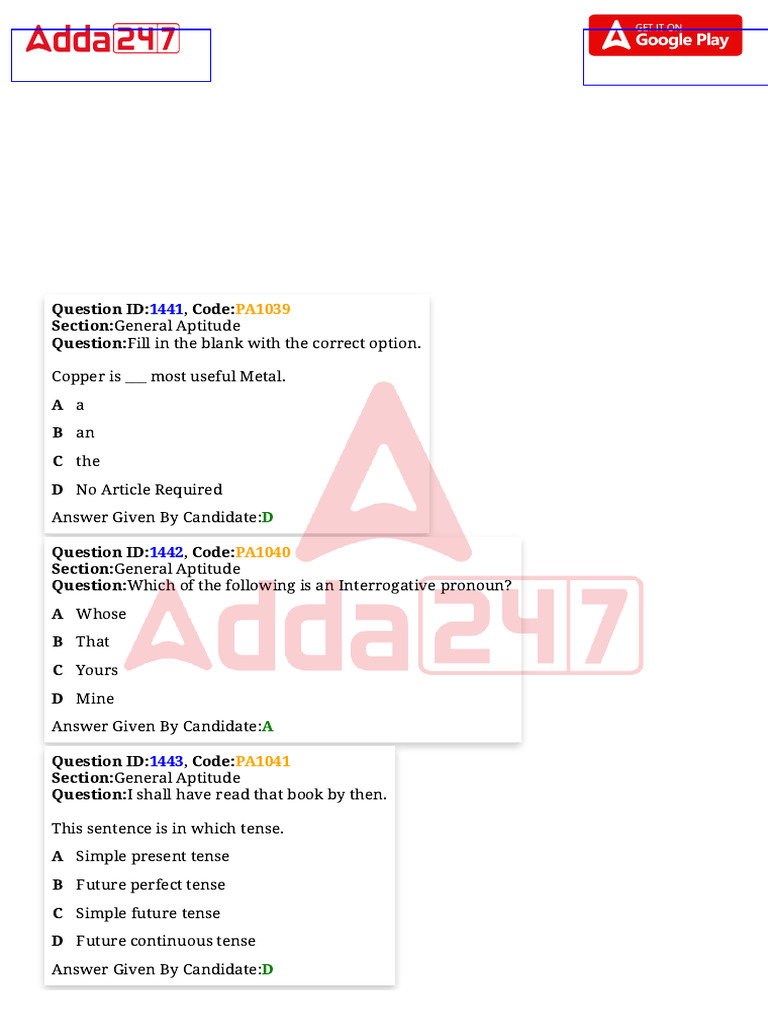 BEL Probationary Engineer Mechanical Held On 31 May 2025 Shift 2 | PDF