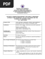 Activity Completion Report: 1 Slac (School Learning Action Cell ...