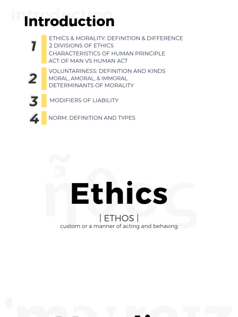 Ethics and Morality Explained: Key Concepts | PDF | Morality | Conscience