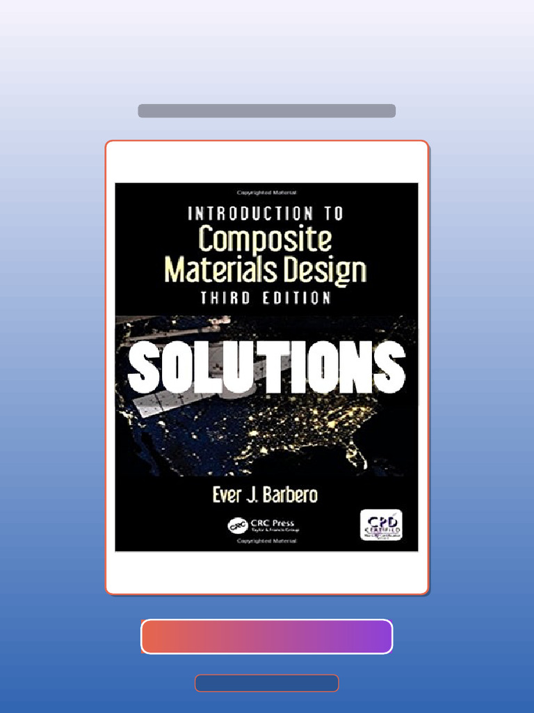 Solutions Introduction To Composite Materials Design 3 Ed Barbero | PDF ...