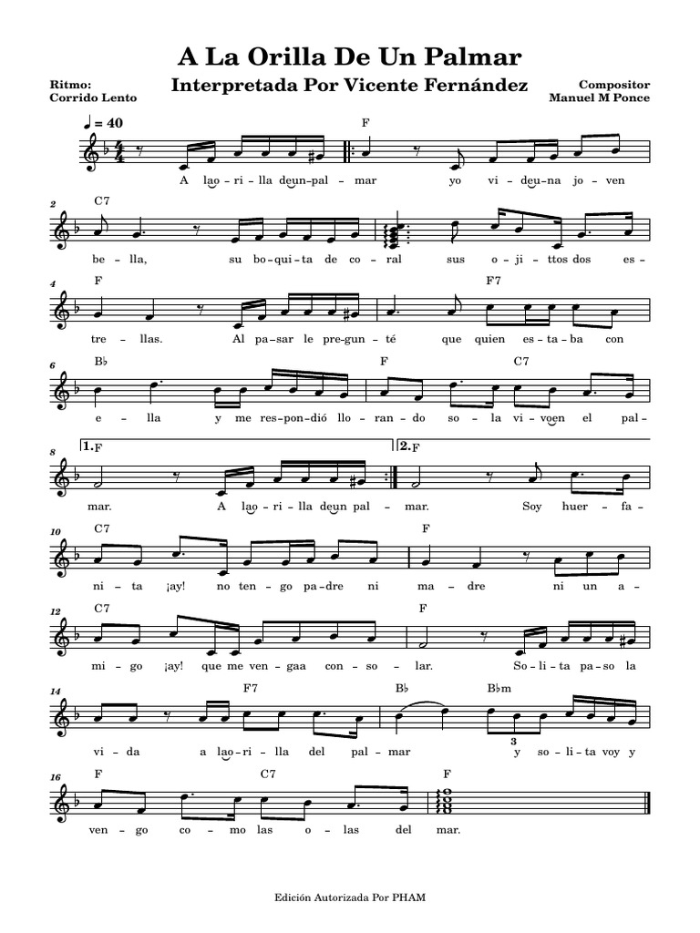 A La Orilla de Un Palmar | PDF