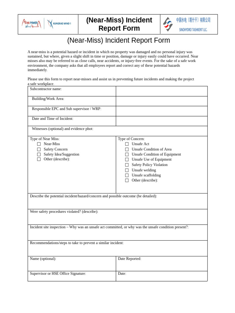 1-Incident Register & Reports | PDF
