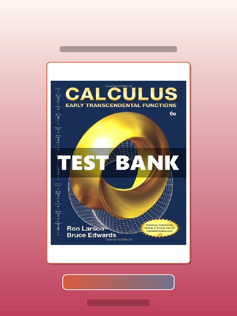 Calculus Early Transcendental Functions 6 Ed Larson | PDF | Science ...