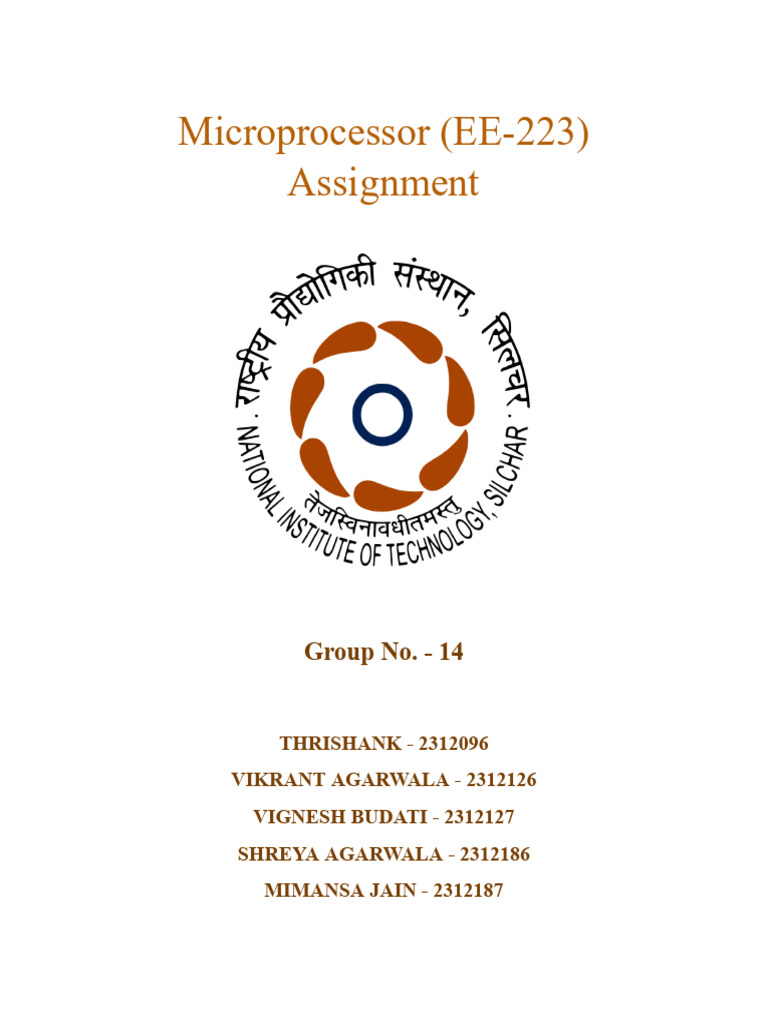 8085 Microprocessor Instruction Overview | PDF | Input/Output | Read ...