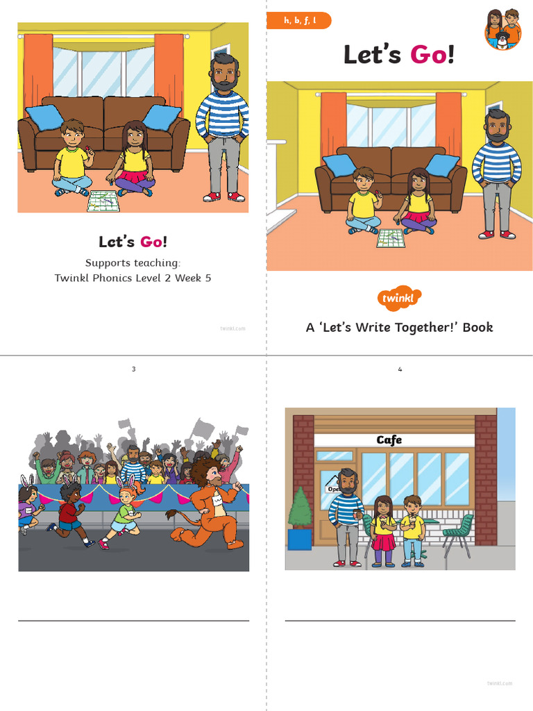 Level 2 Week 5 Writing Minibook Let - S Go! | PDF