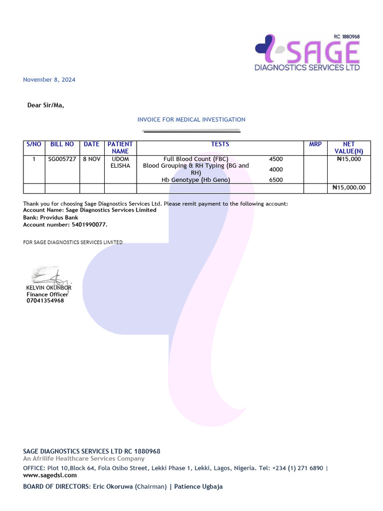 Udom Elisha Invv | PDF
