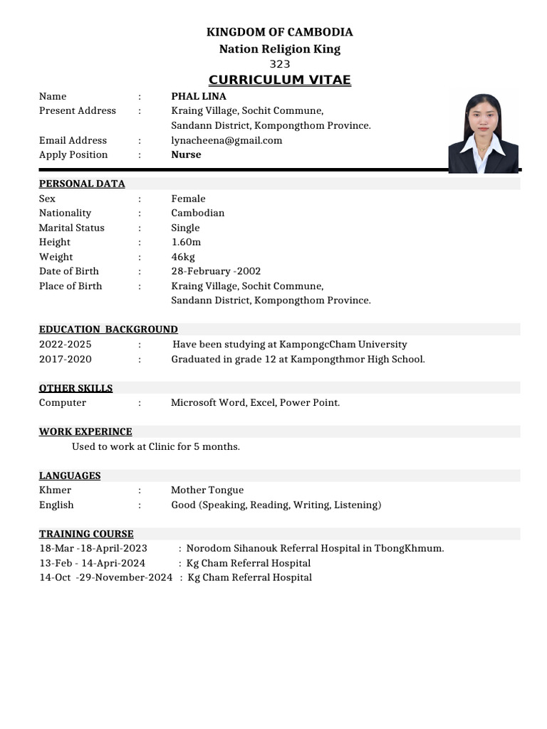 English CV | PDF