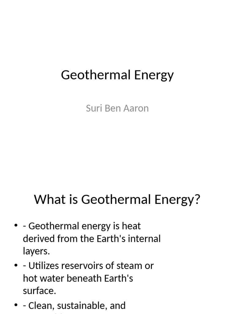Understanding Geothermal Energy Basics | PDF