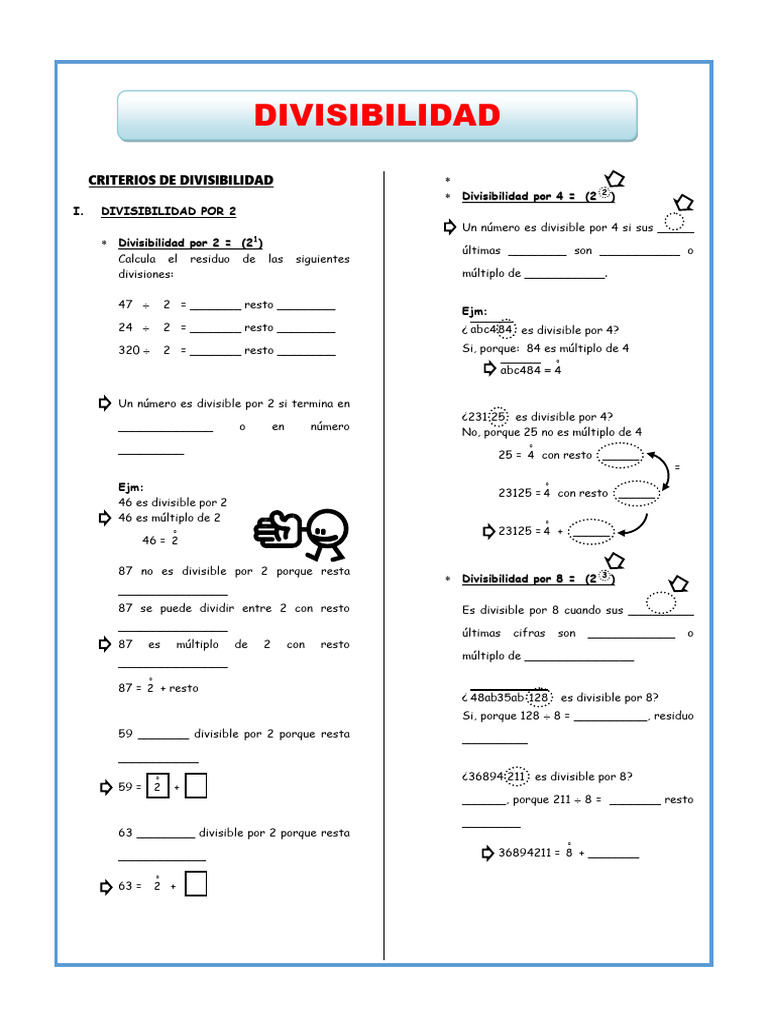Pr-Ctica 02 Divisibilidad | PDF