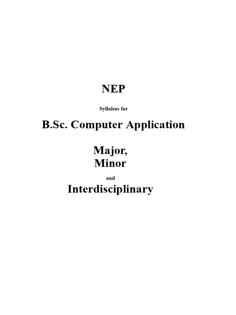 CMAA NEP Syllabus Final 01.08 | PDF | Logic Gate | Parameter (Computer ...