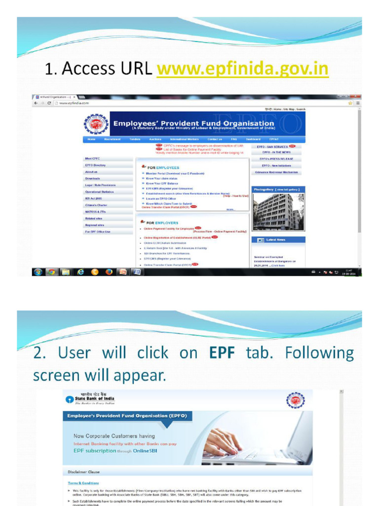 None EPF Online Payment Flow | PDF