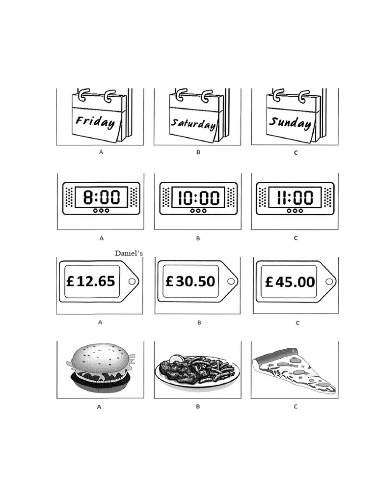 KET Listening Practice Test 16 | PDF