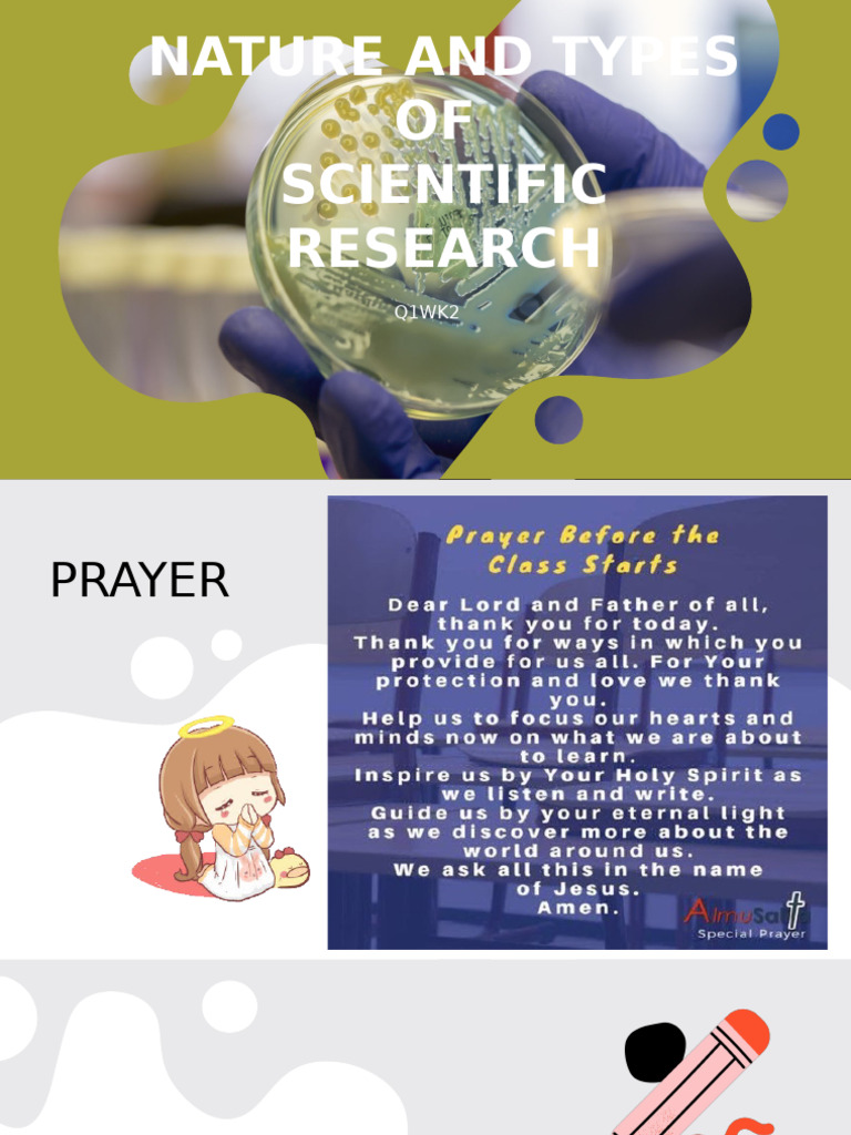 Research 2 WK 2 Lesson 2 Nature and Types of Scientific Research | PDF