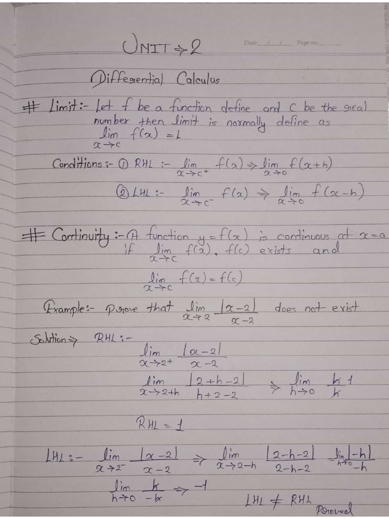 Maths Unit-2 Notes | PDF