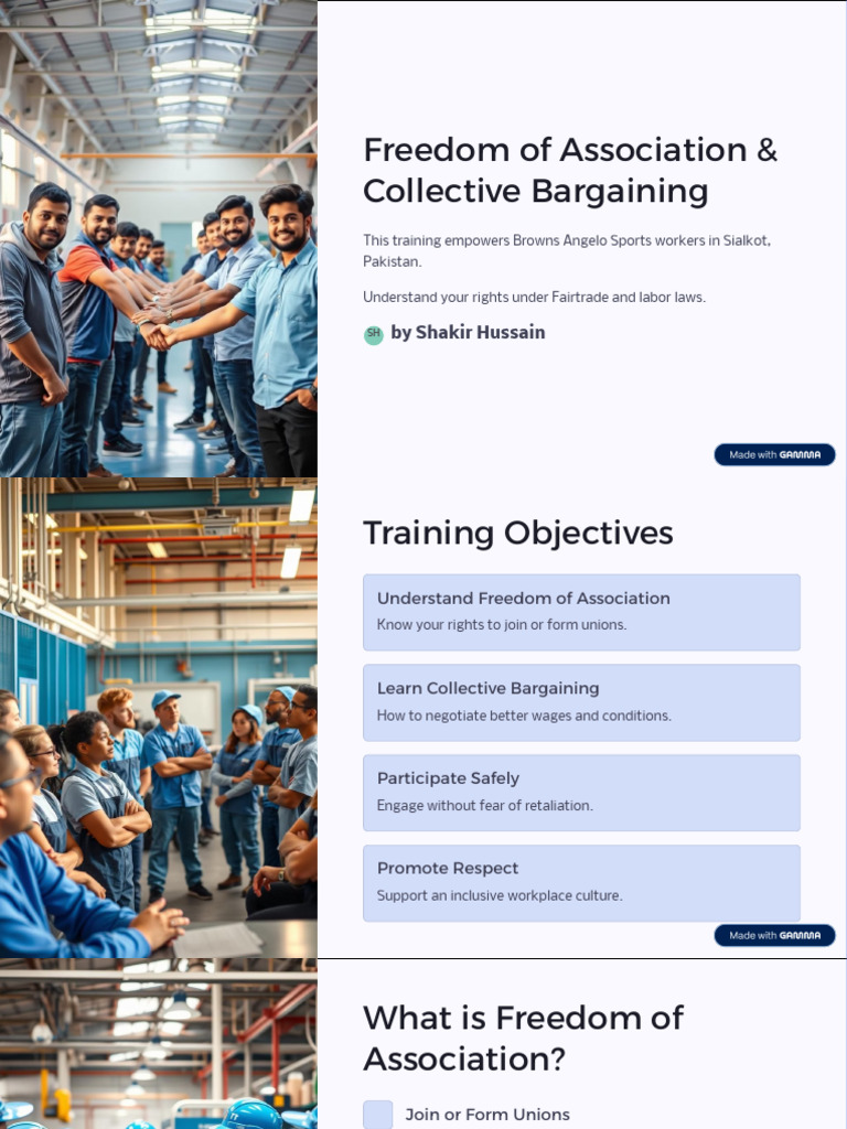 Freedom of Association and Collective Bargaining | PDF | Collective ...