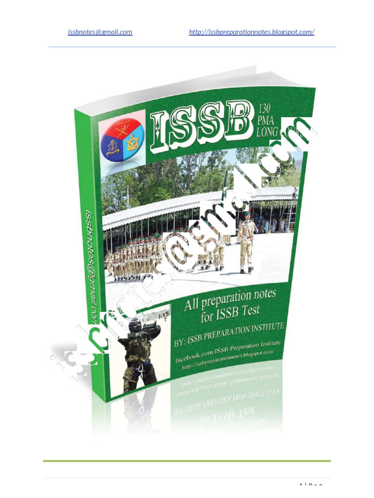 ISSB Selection Process Guide | PDF | Speed | Psychology