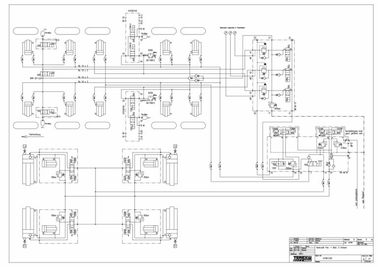T-100-02.Diagram Hydraulic Lower Chassis | PDF