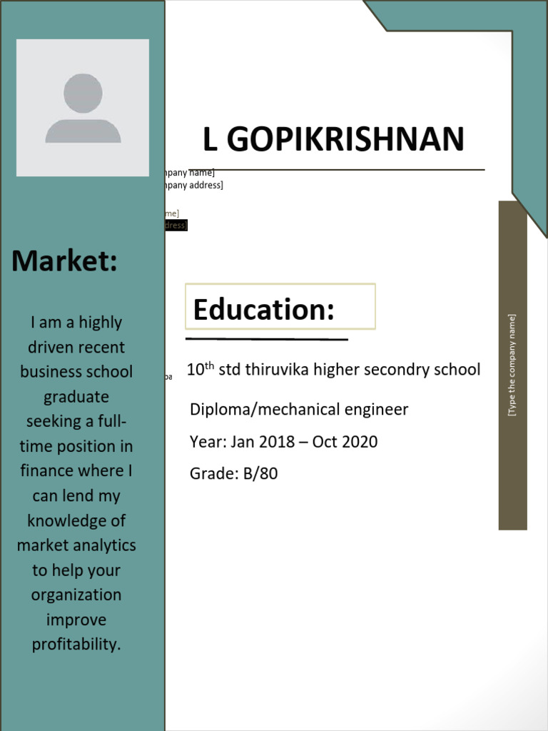 Gopi Resume | PDF