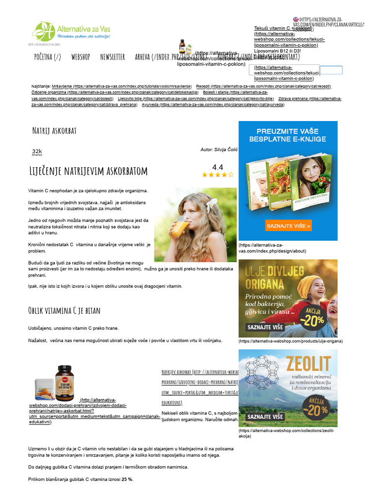 Natrij Askorbat | PDF