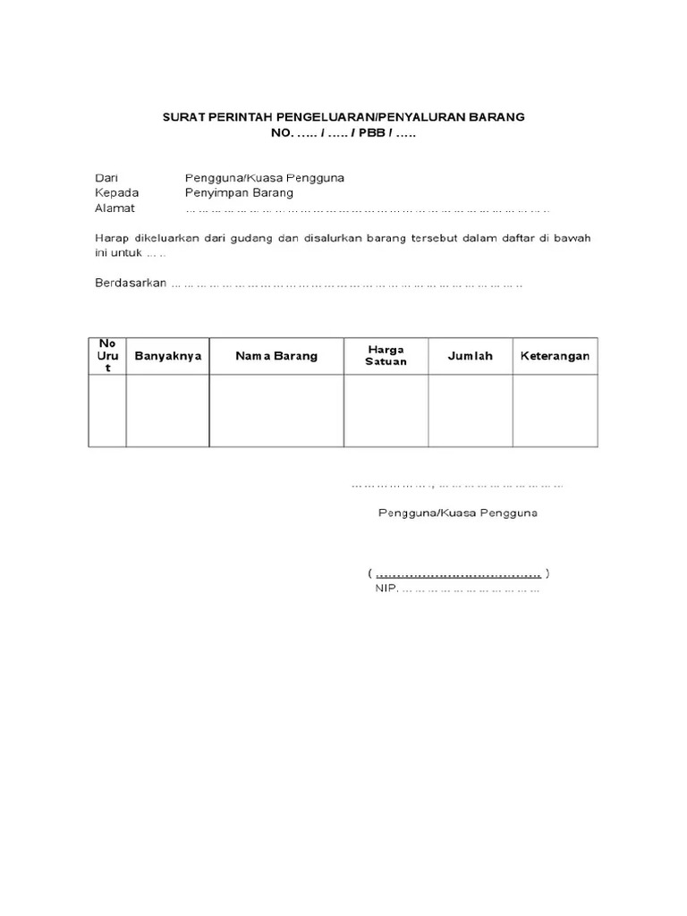 Surat Perintah | PDF