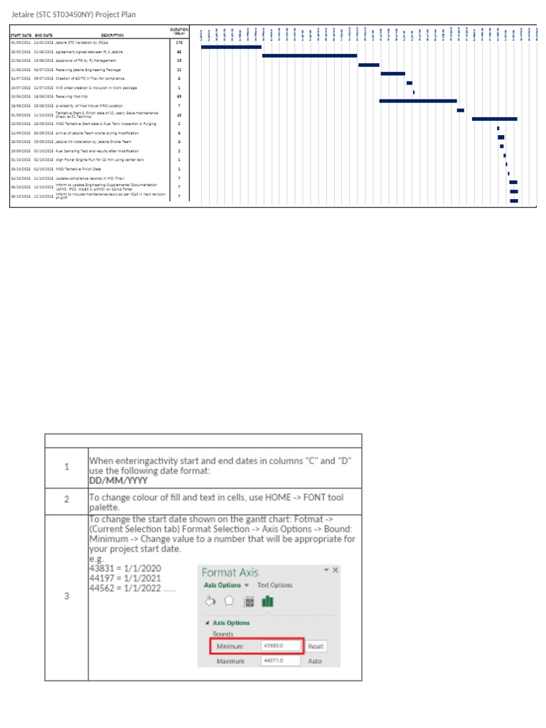 Jetaire MOD Installation Schedule | PDF