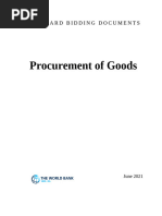 World Bank Standard Bidding Documents | PDF | Specification (Technical ...