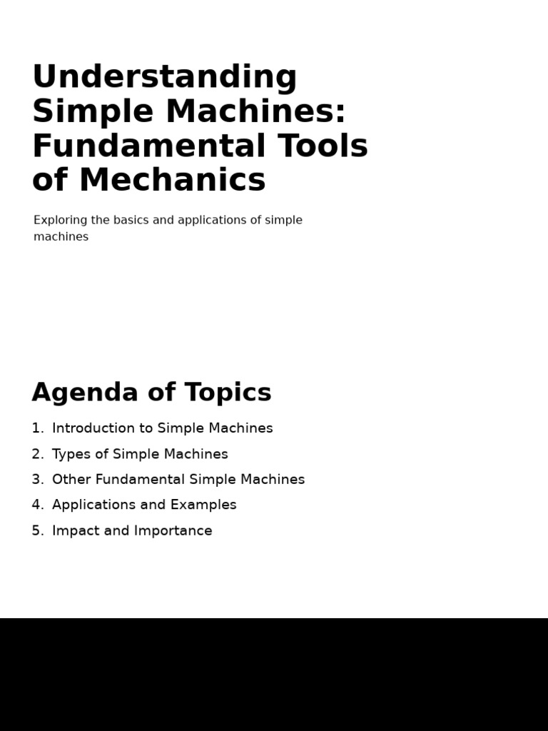 Understanding Simple Machines Lesson 3 | PDF | Machines | Lever