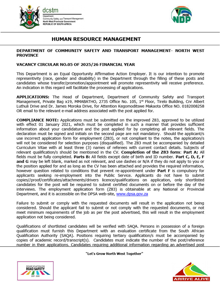 Advertisement - ProvCommunication - Circular 5 of 2025-2026 | PDF | Firefighter | Dangerous Goods