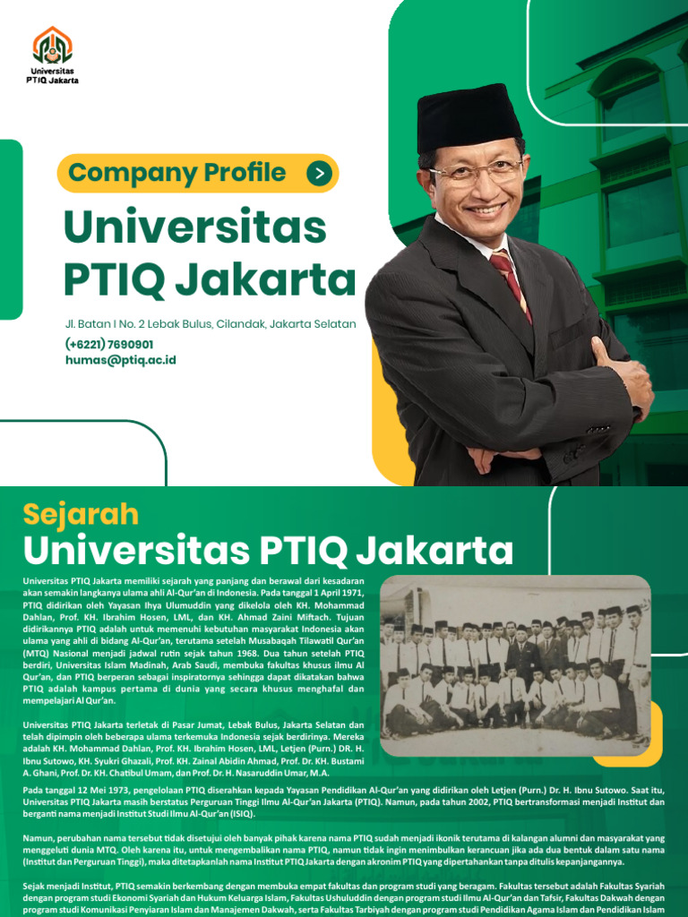 Profil Universitas PTIQ Jakarta | PDF