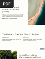 Coastline of India Map | PDF | Physical Geography | Hydrography