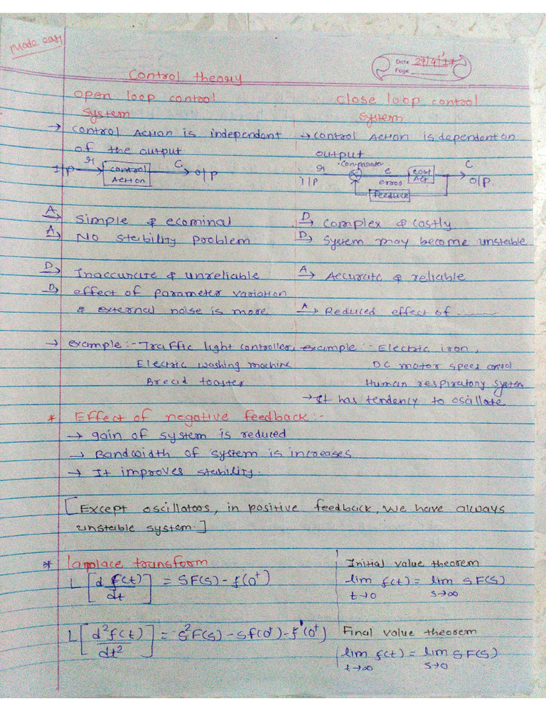 Control Theory | PDF