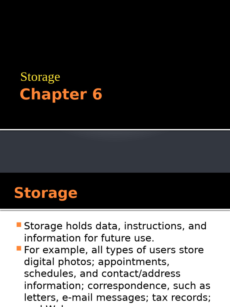 Chapter 6 | PDF | Computer Data Storage | Solid State Drive
