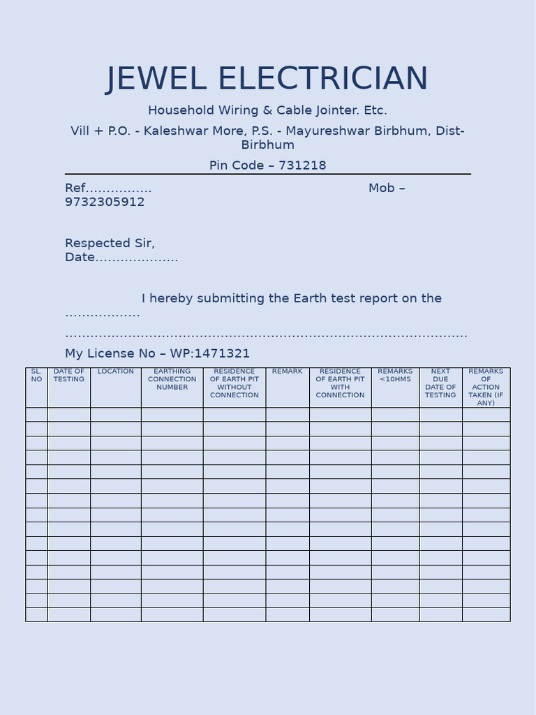 Jewel Electrician | PDF