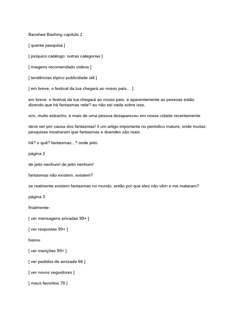 Banshee Bashing Capítulo 1 | PDF