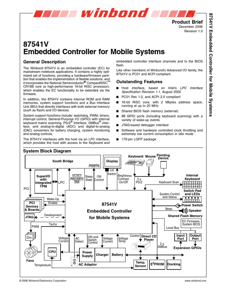 Datasheet PDF | PDF | Embedded System | Bios