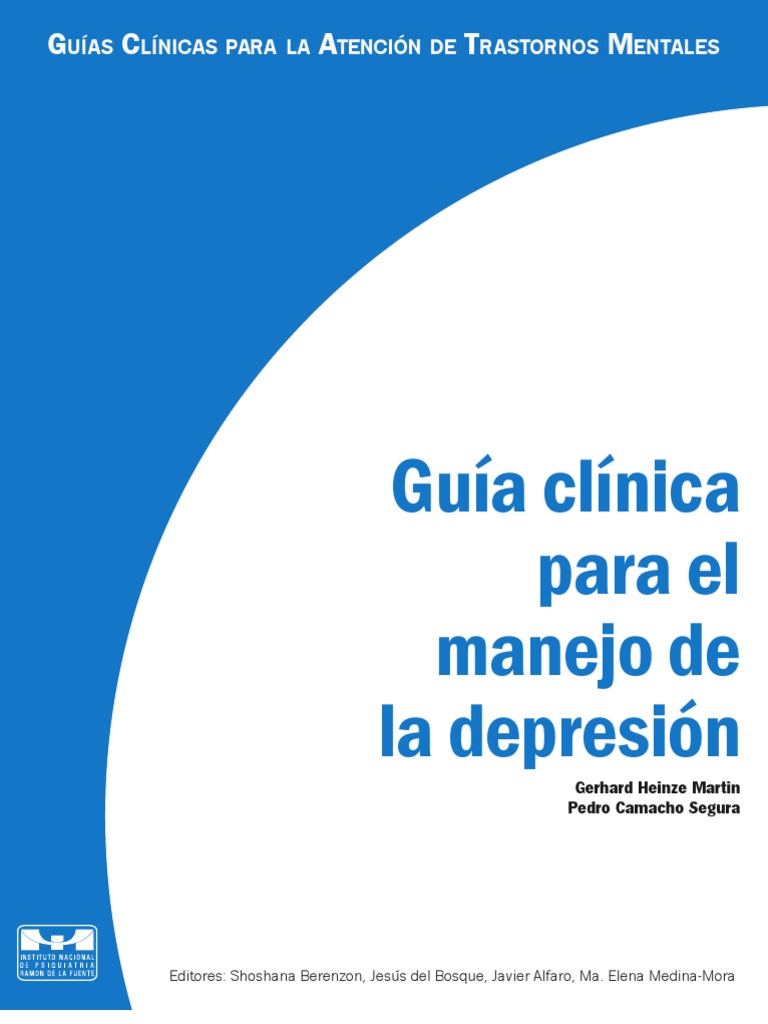 Guía Clínica para Manejo de Depresión | PDF | Depresión (estado de ...
