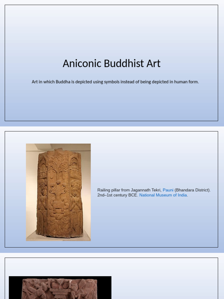Aniconic Buddhist Art | PDF