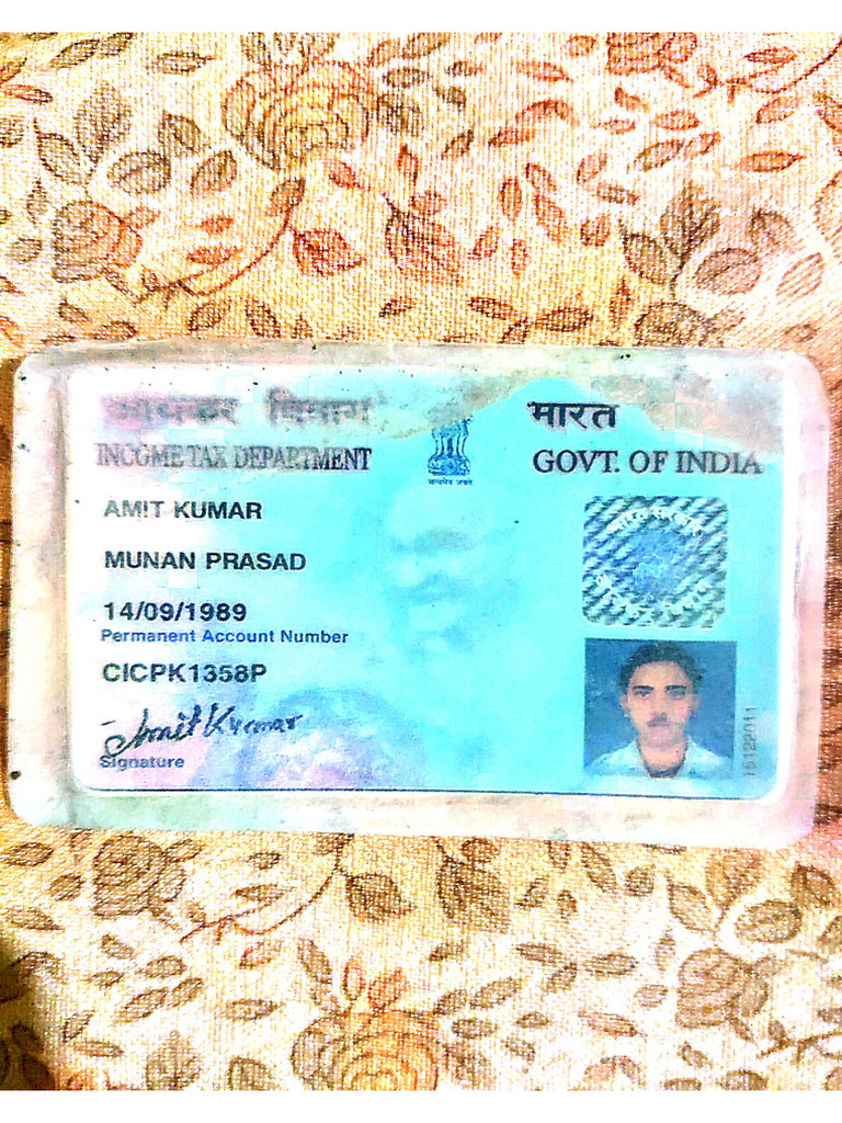 Pan Card Amit | PDF