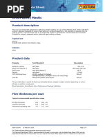 Jotun Barrier 80 X Technical Data Sheet | PDF | Coating | Technology ...