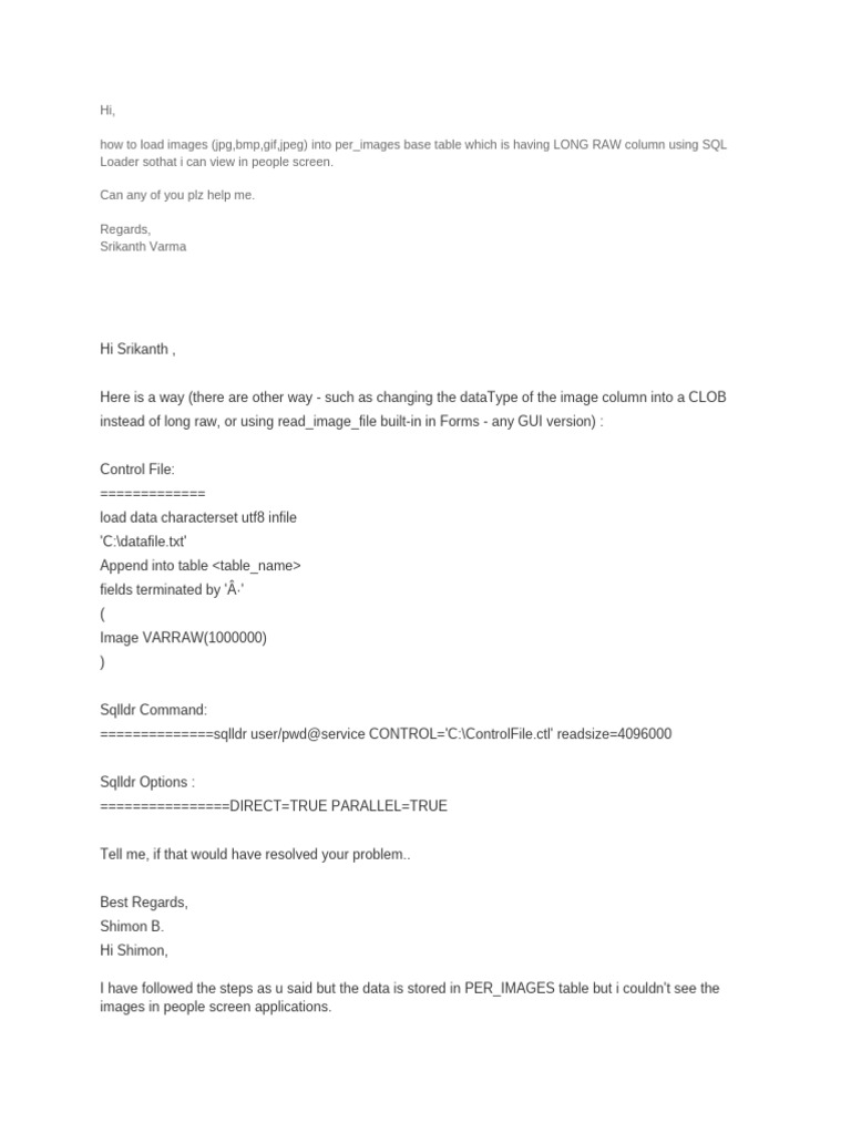 How To Load Image Item in Oracle Apps | PDF | Computer Data | Software