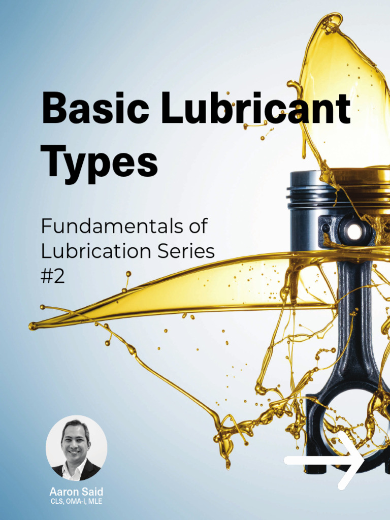 Basic Lubricant Types 1708805019 | PDF