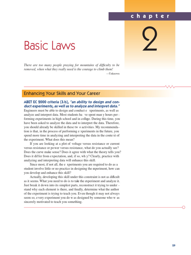 Basic Laws | PDF | Resistor | Electrical Network