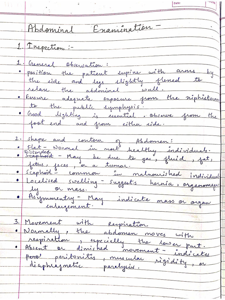 Clinical Examination - 2 (GIT) | PDF